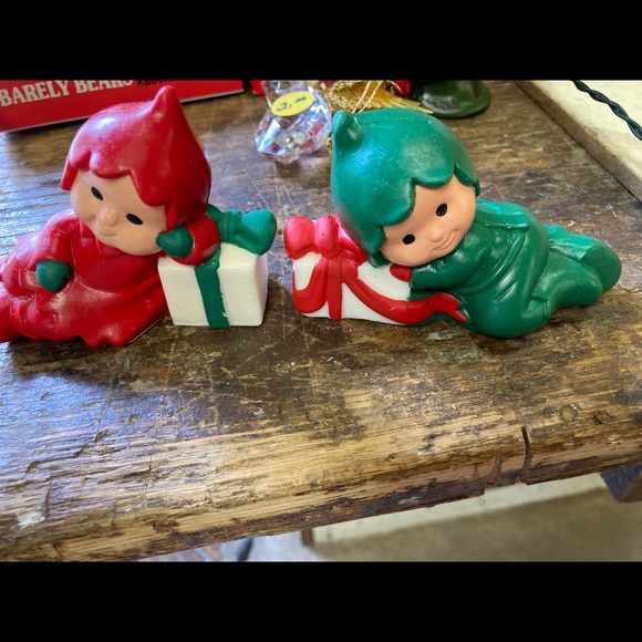 Holiday | Avon Wax Elves Santas Helpers Pomador | Poshmark